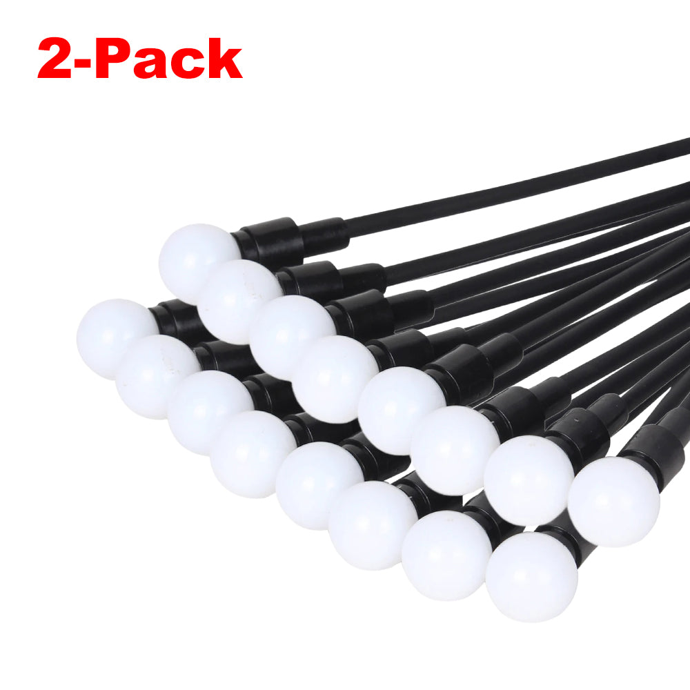 Flexible Solar-Powered Colorful LED Light Branches – 2 Pack (16 Bulbs ...