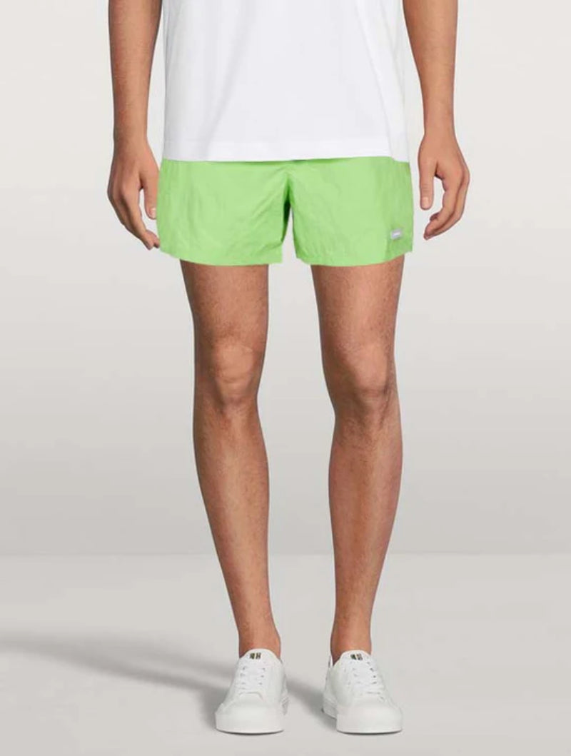 Helmut Lang MEN'S AIRY Logo Polyamide-Blend Swim Shorts – Lightweight ...