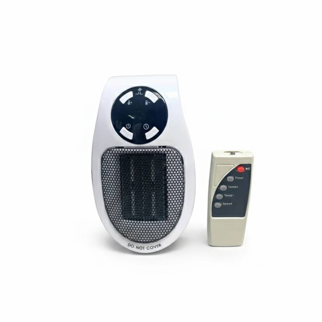 Portable Wall Outlet Space Heater 500W with Remote Control – Infinite ...