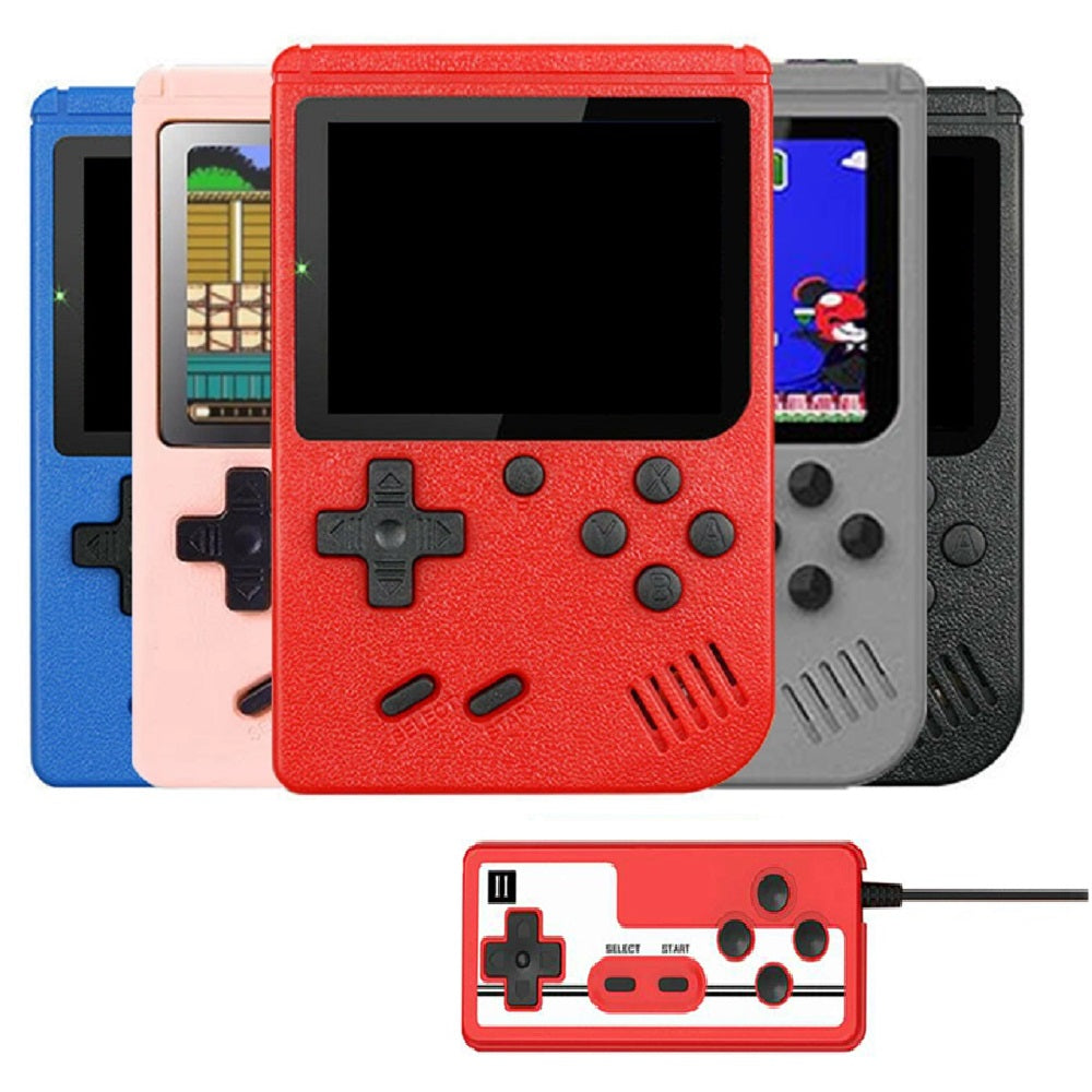 400-In-1 Handheld Game Console with 2 Player Controller & TV Connectio ...