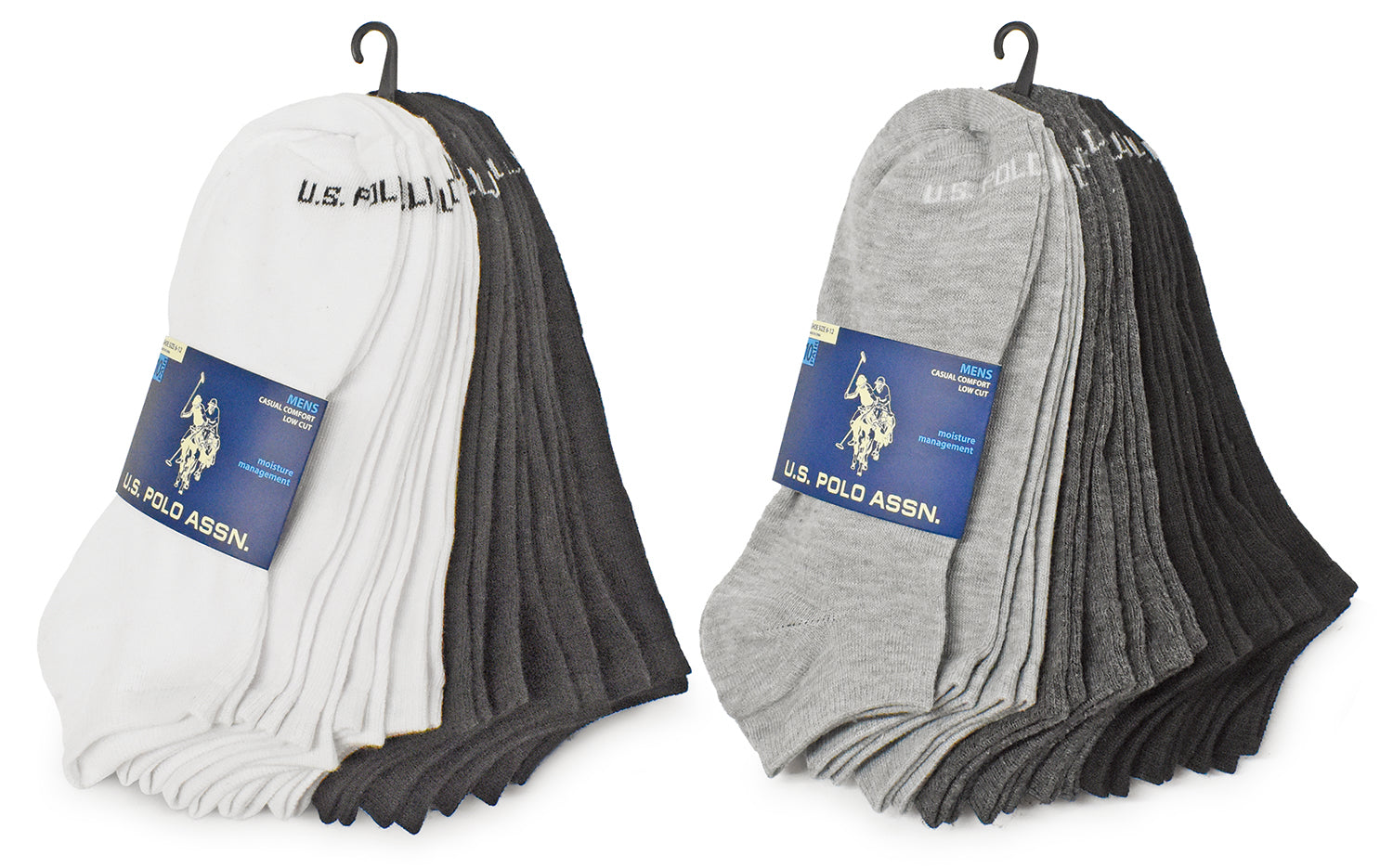 20-Pairs U.S. Polo Assn Low Cut Socks – Infinite Basics