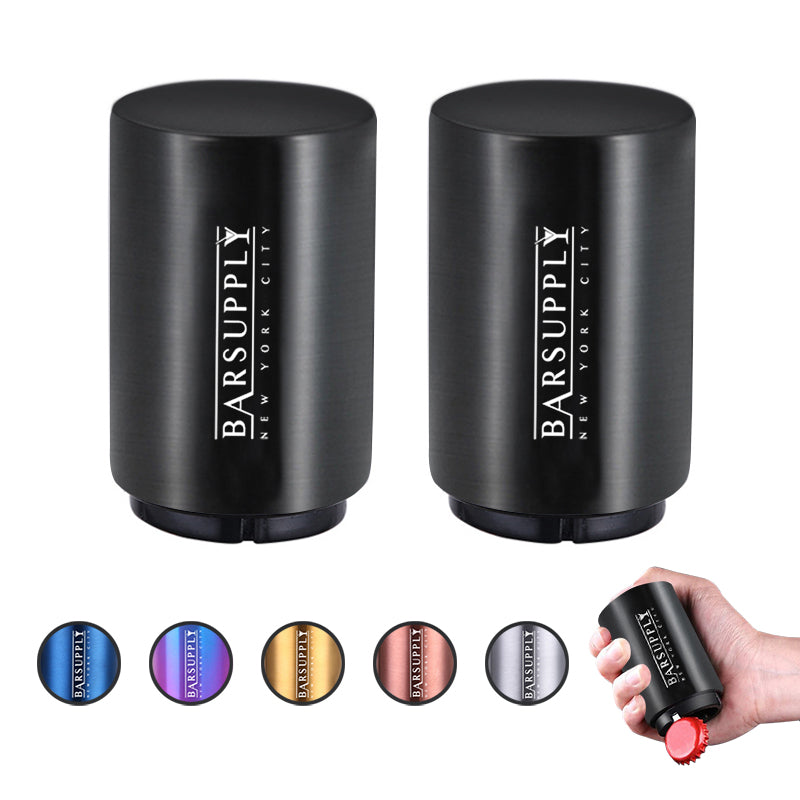 2-Pack Push Down Automatic Magnetic Beer Bottle Opener – Infinite Basics